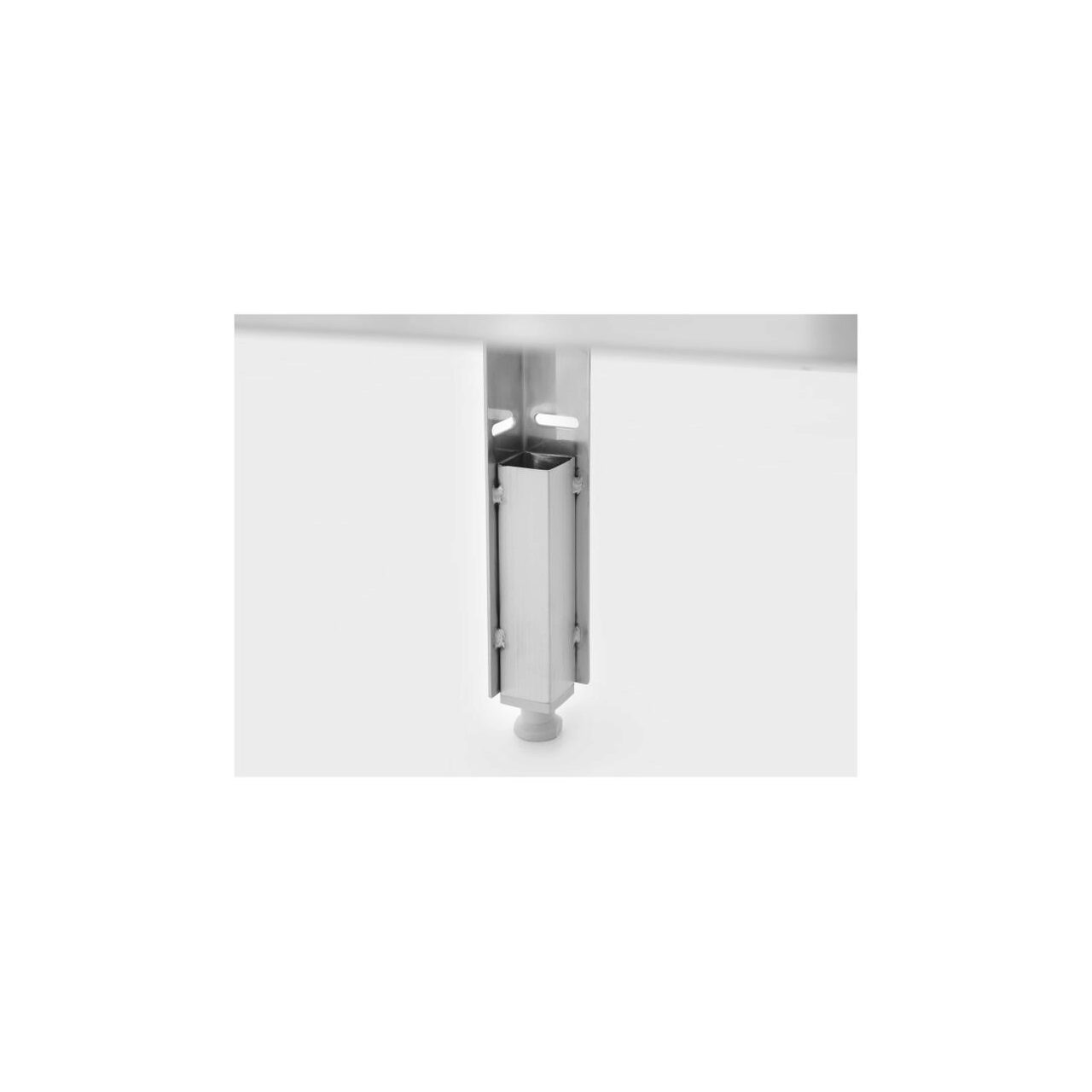 Raft metalic pentru depozitare cu 4 polite, sustine 50 kg/polita, Inox ...