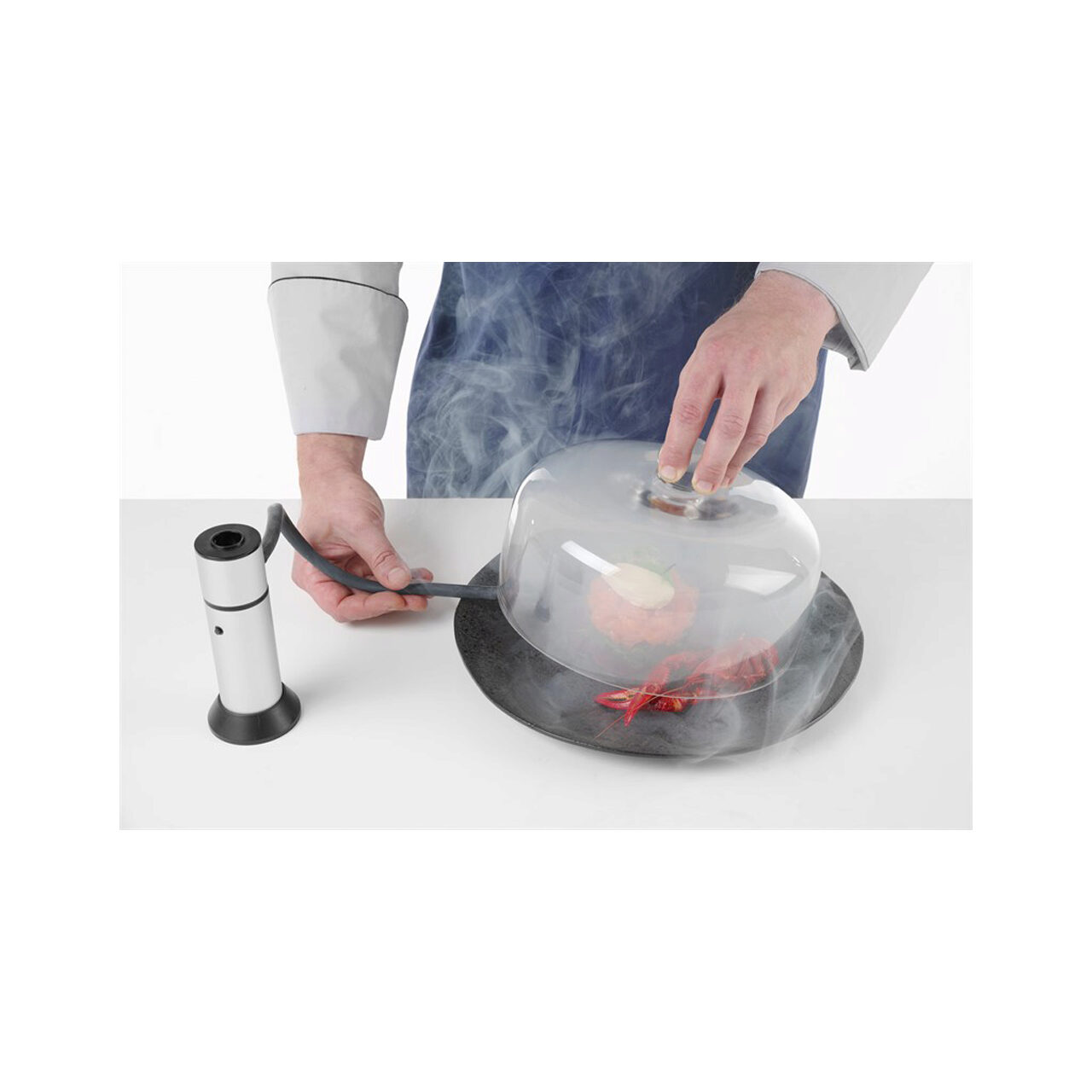 Infuzor de fum Hendi, camera detasabila, filtru integrat, furtun ...