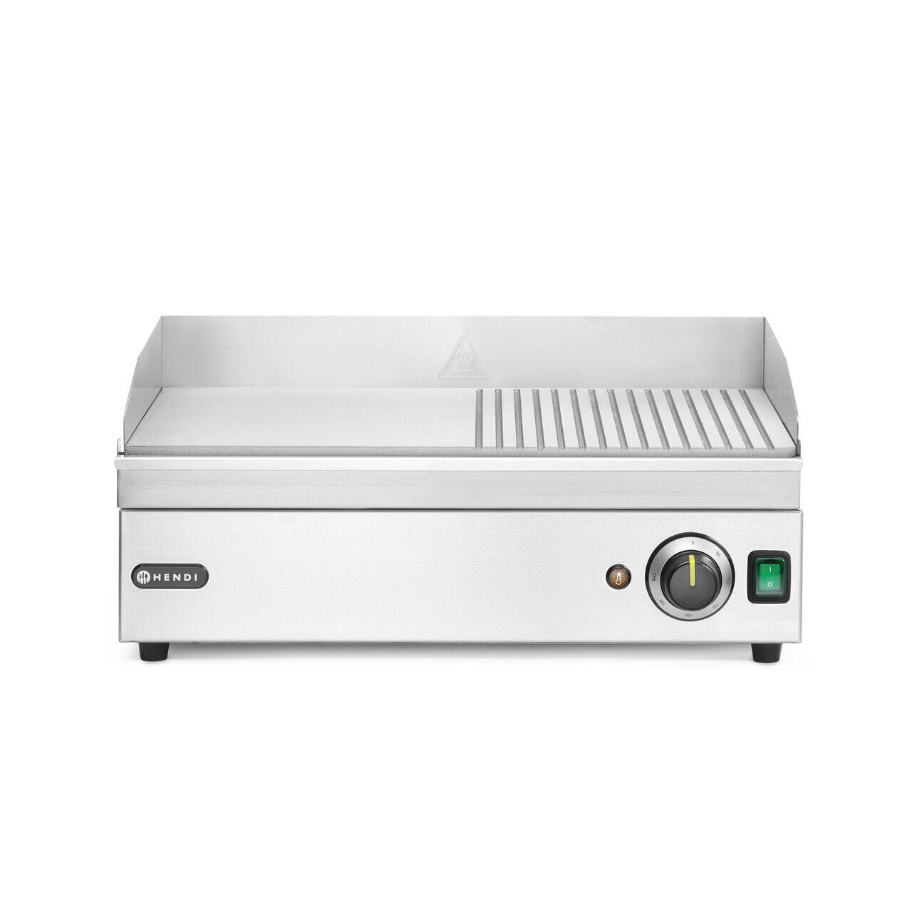 Gratar electric HENDI, Kitchen 1/2 neted, 1/2 striat 220-240V/2400W ...