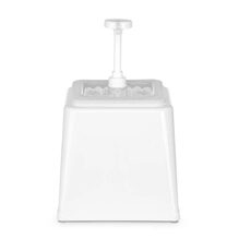 Dispenser de sos cu pompa, 2.5 L, alb, 230x210x(H)250 mmLivrare rapida ...