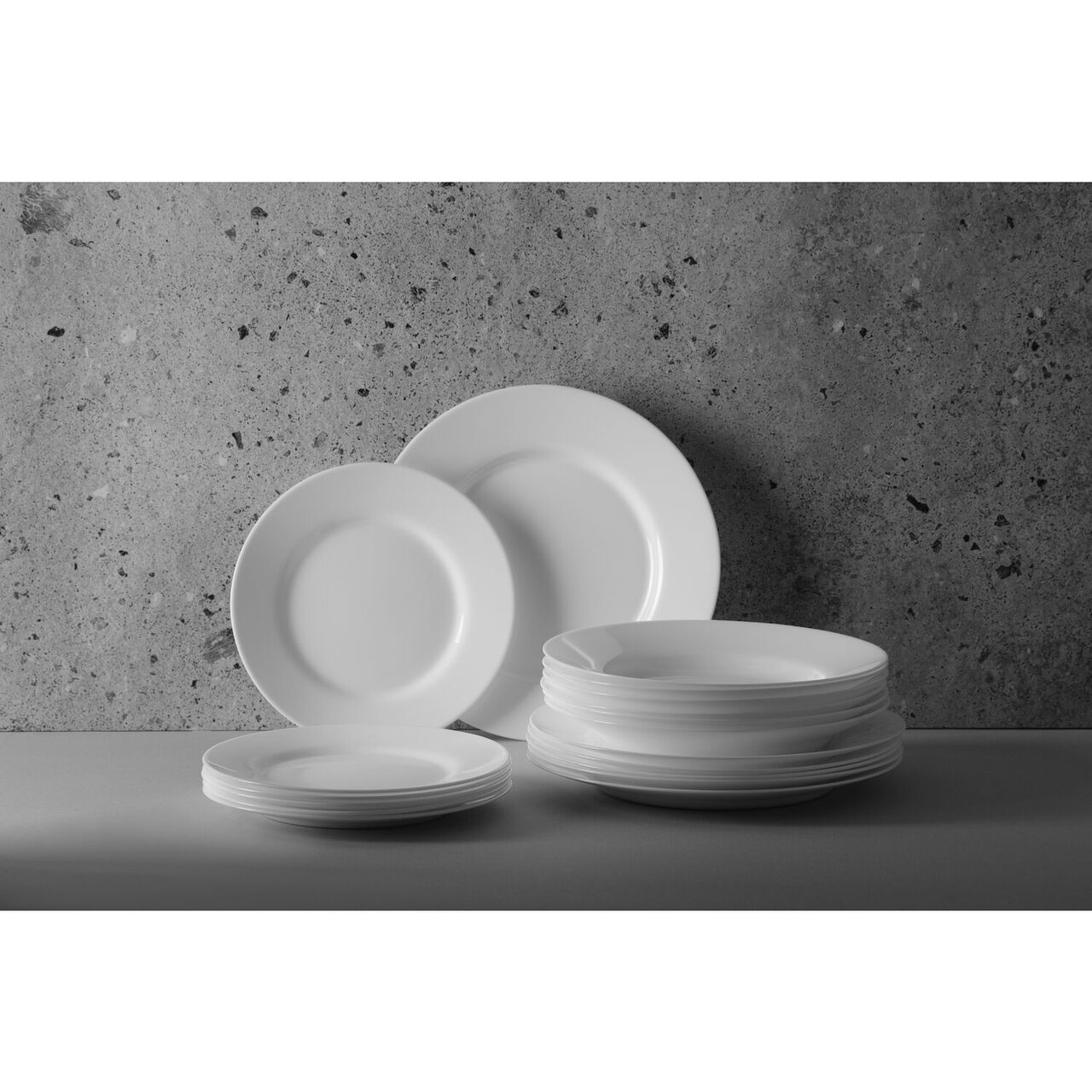 Set de farfurii EVERYDAY , 18 piese,Hendi,Ø 225mm, Ø245mm, Ø195 mm ...