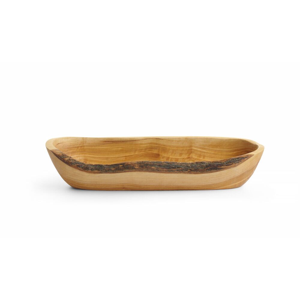 Bol din lemn de maslin alungit, HENDI, 300x95x(H)60mm | Peste 4000 ...