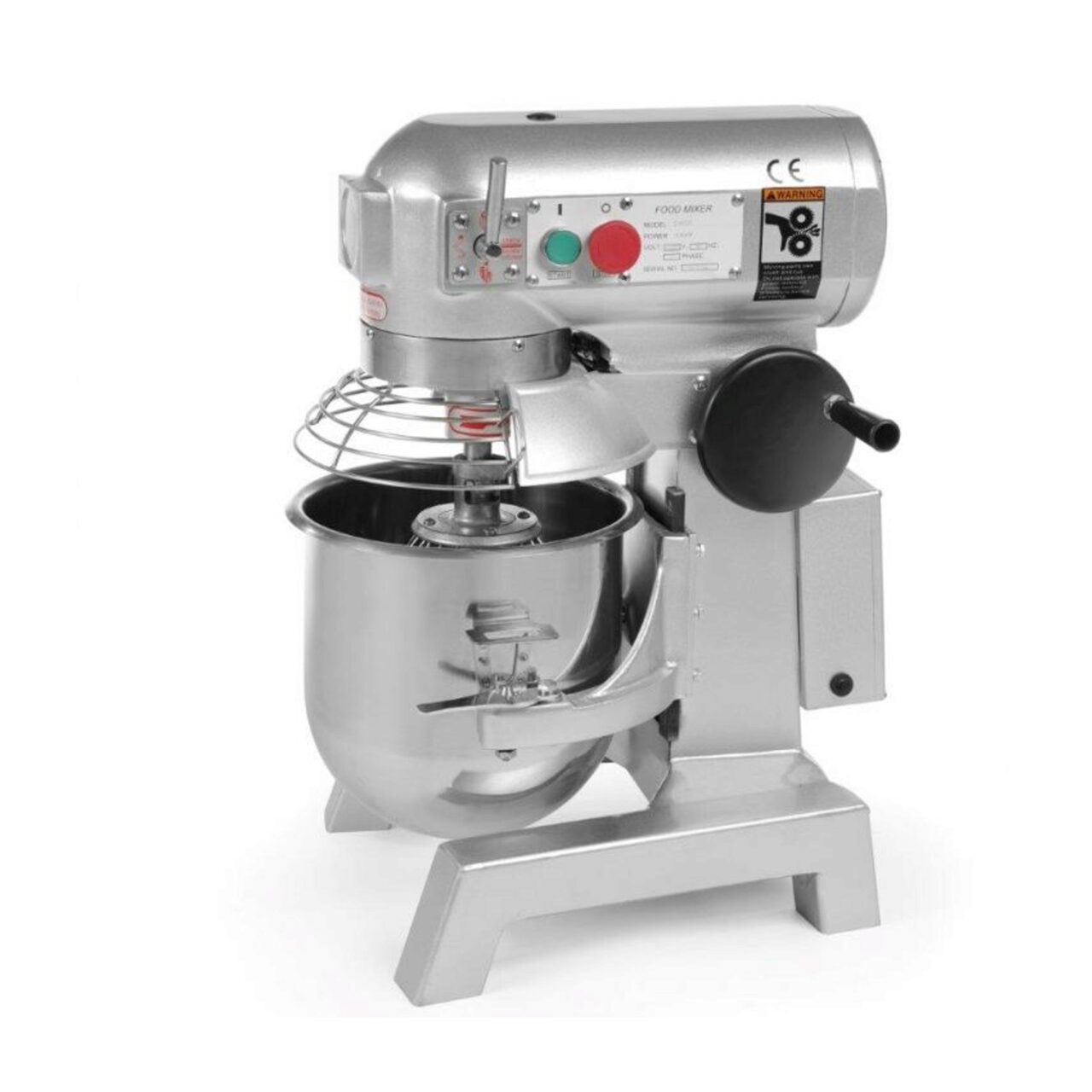 Mixer profesional planetar spirala cu vas detasabil 3 viteze, roti ...