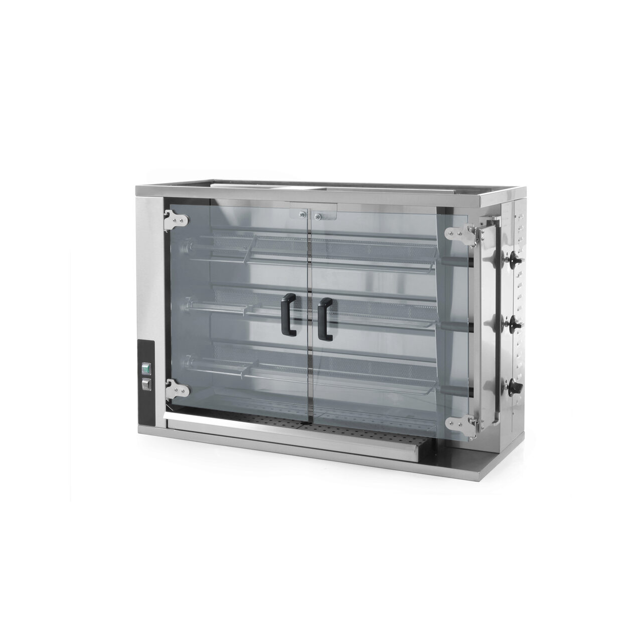 Rotisor gaz profesional pentru 12 - 15 pui 3 viteze de rotatie ...