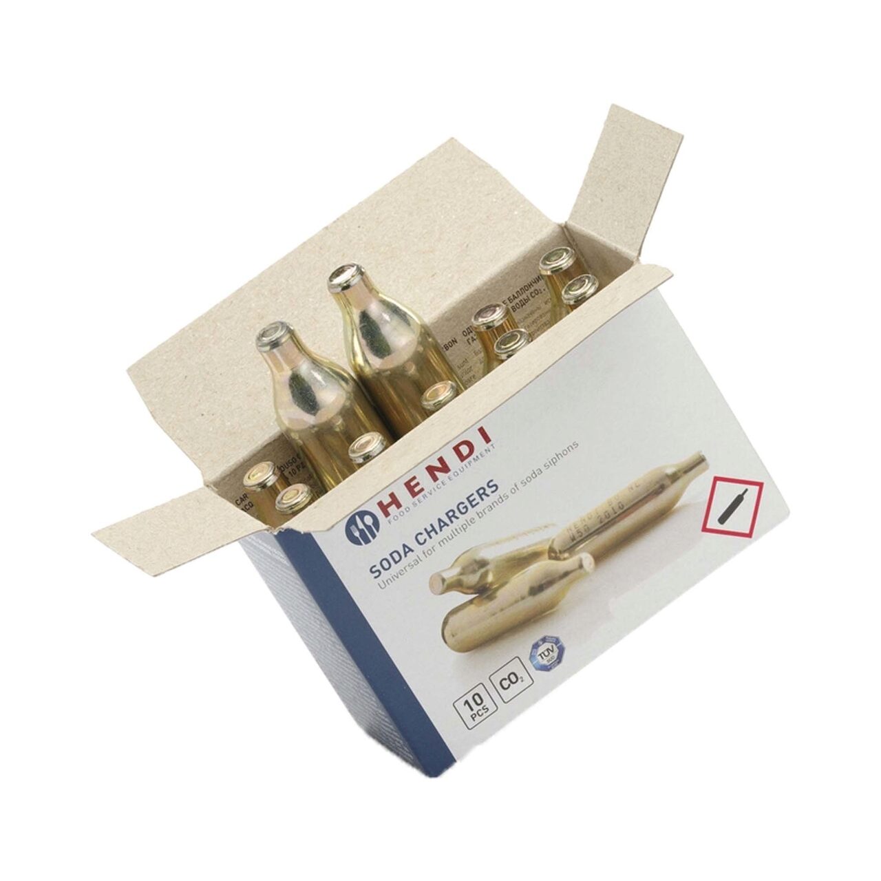 Cartuse CO2 pentru aparat sifon, 10 buc/cutie, Hendi | Livrare rapida ...