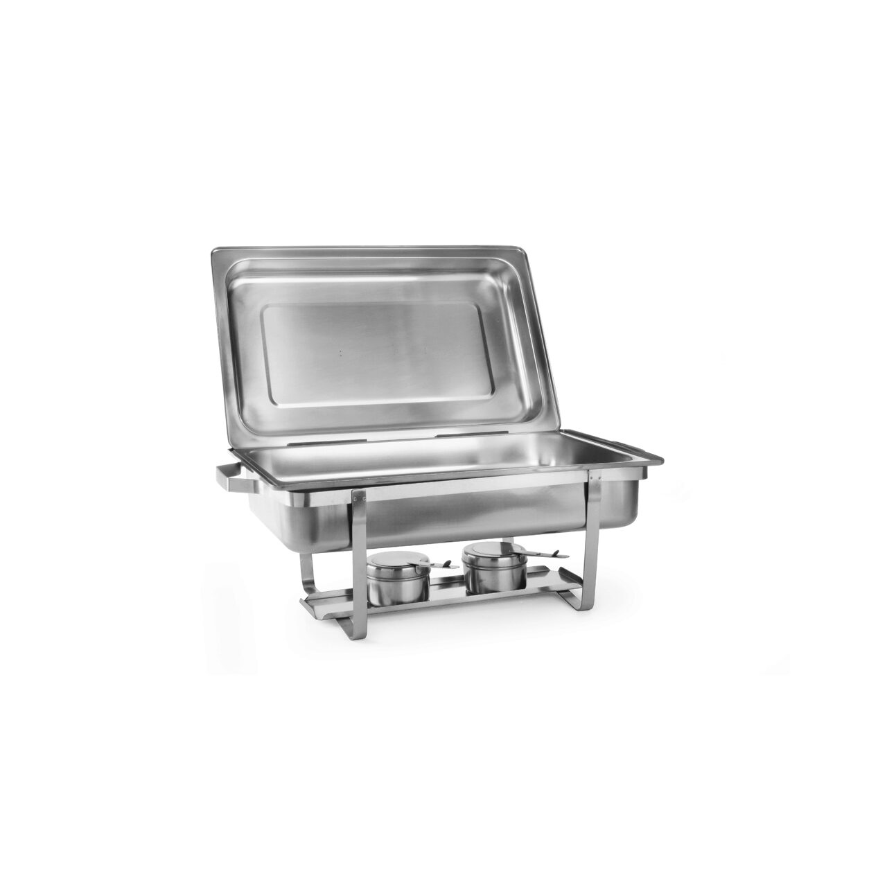 Set 2 Chafing dish Gastronorm GN1/1, adancime 65 mm, 9lt, inox, Hendi ...