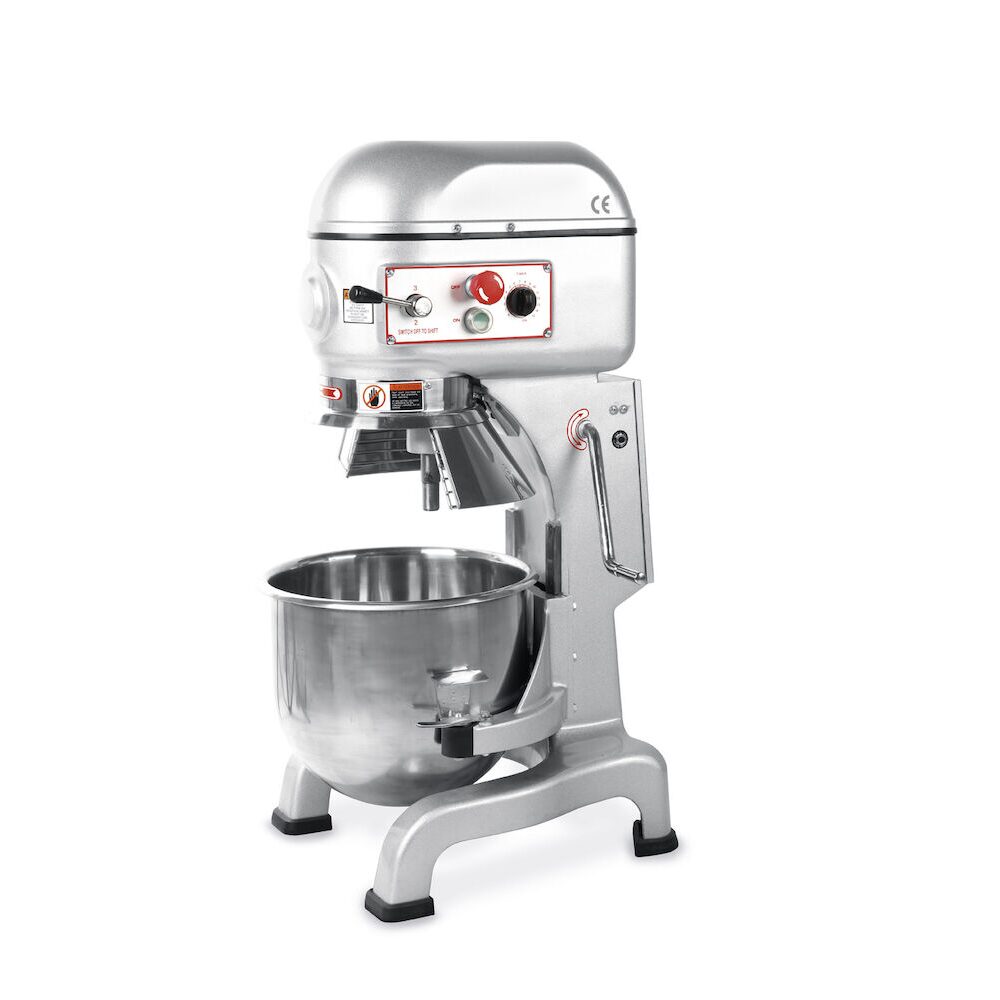Mixer profesional planetar spirala cu 3 viteze echipat cu roti ...