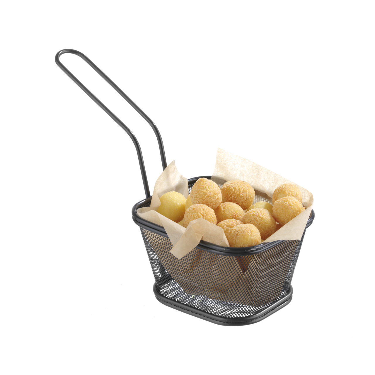 Cos servire tip mini-fry, pentru servire snacks , cartofi prajiti, inox ...