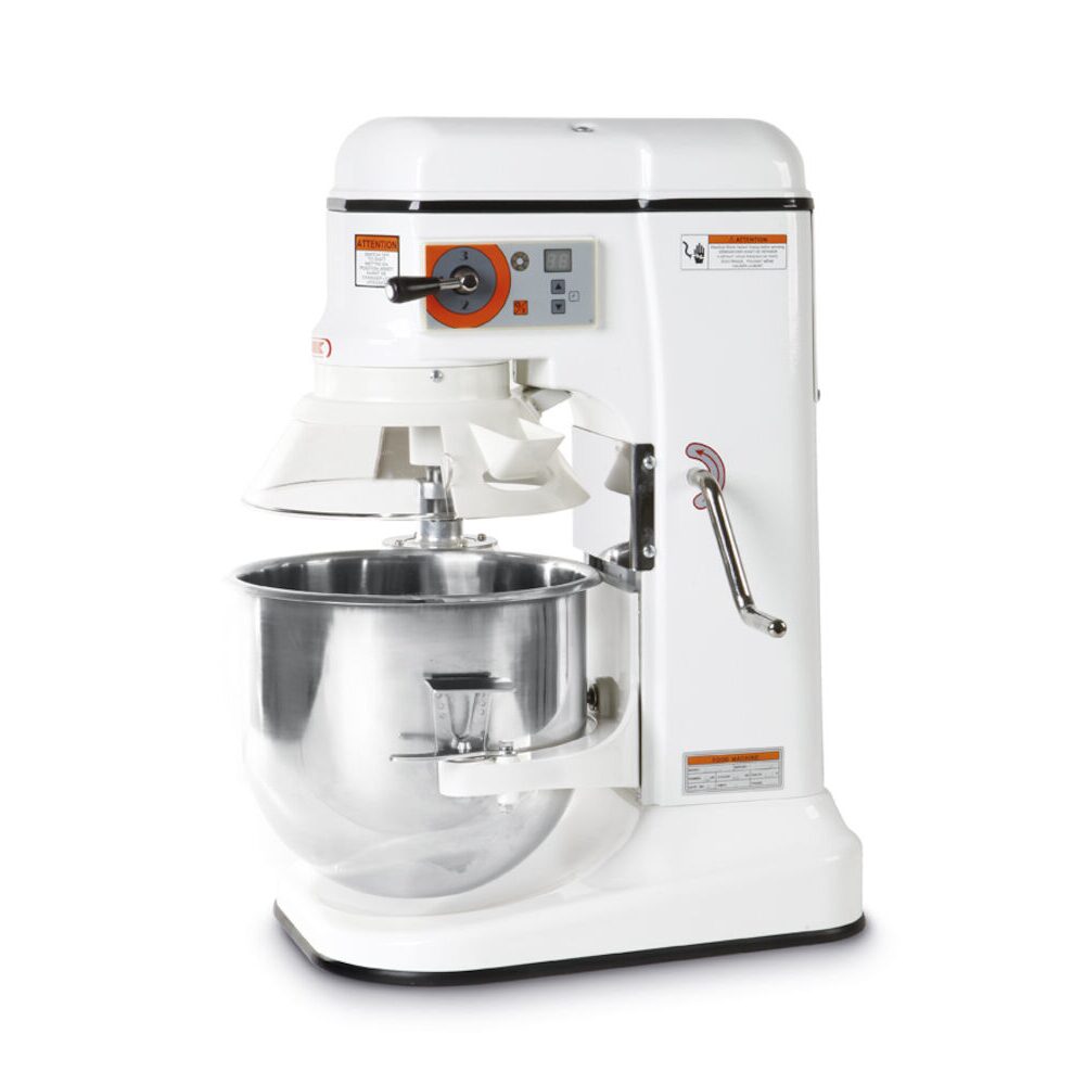 Mixer profesional planetar spirala cu 3 viteze echipat cu roti ...